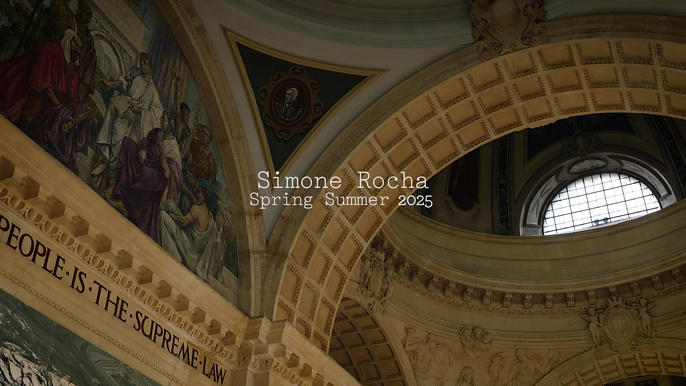 Parent - News - ERIC CHRISTISON choreographs SIMONE ROCHA SS25